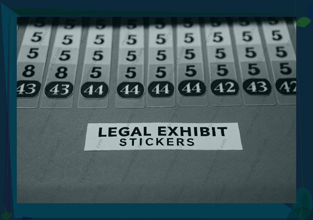 A Buyer’s Guide to Legal Exhibit Stickers: All You Need to Know - Legal ...